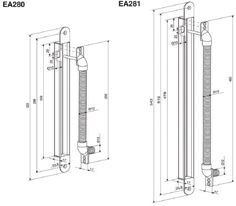 EA281 LANG KARMOVERFØRING | ASSA ABLOY