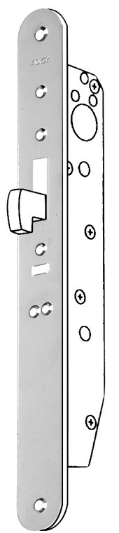 LANG STOLPE FOR EL648-EL654 I TREDØRER/ALU/STÅL | ASSA ABLOY
