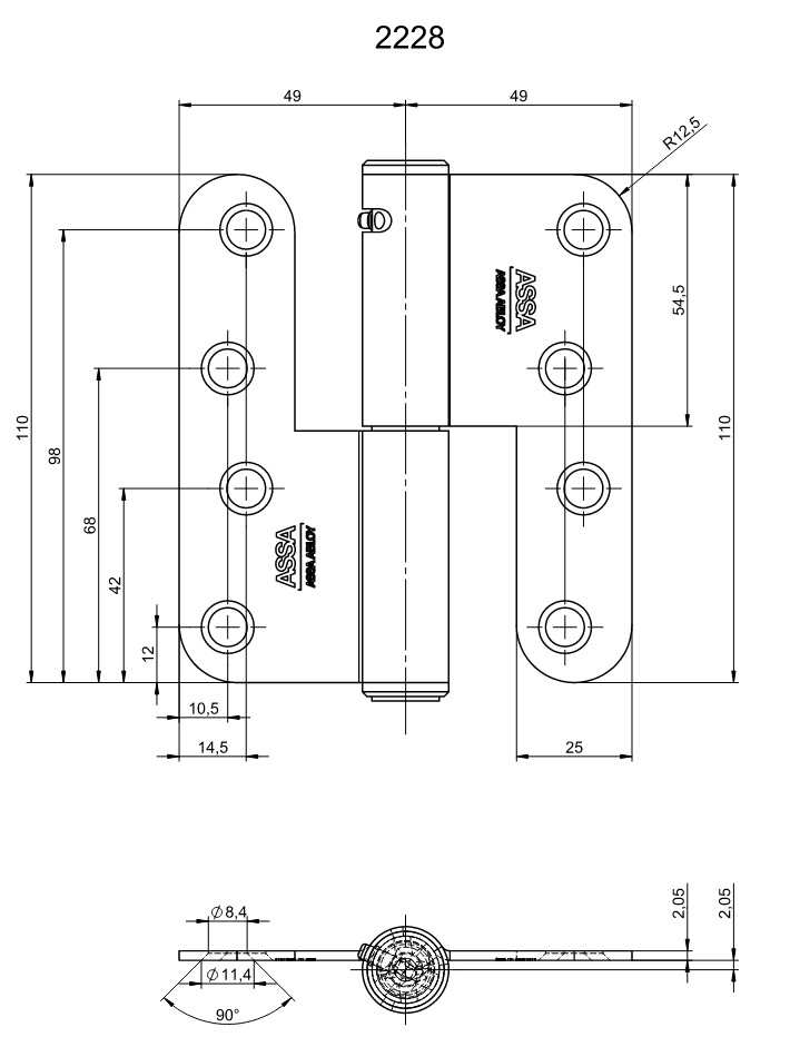 HE3228-SS | ASSA ABLOY